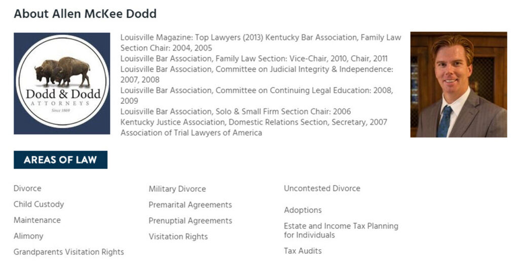 Allen McKee Dodd - Dodd & Dodd Attorneys, PLLC